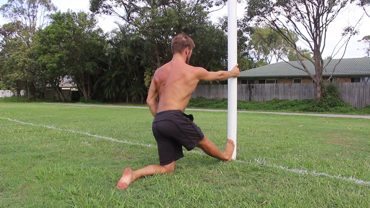 Pike Stretch: Kneeling Outer Hamstring - YouTube