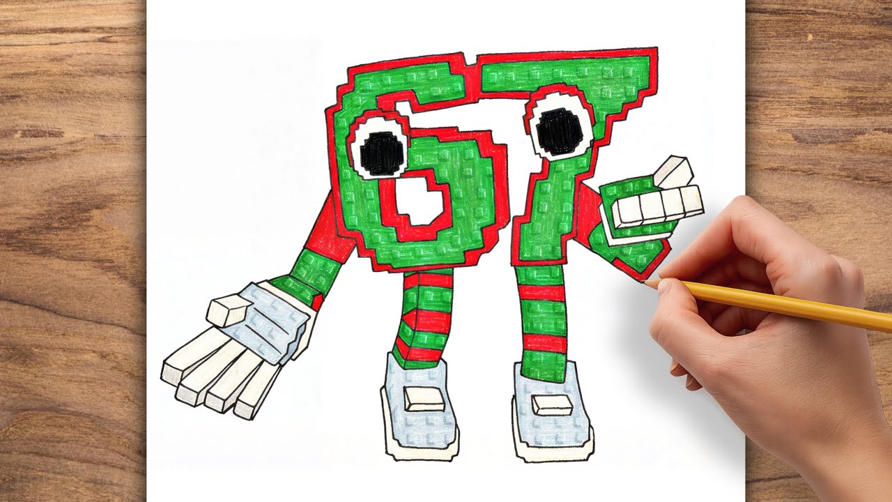 How To Draw Festive 67 Steal a Brainrot - YouTube
