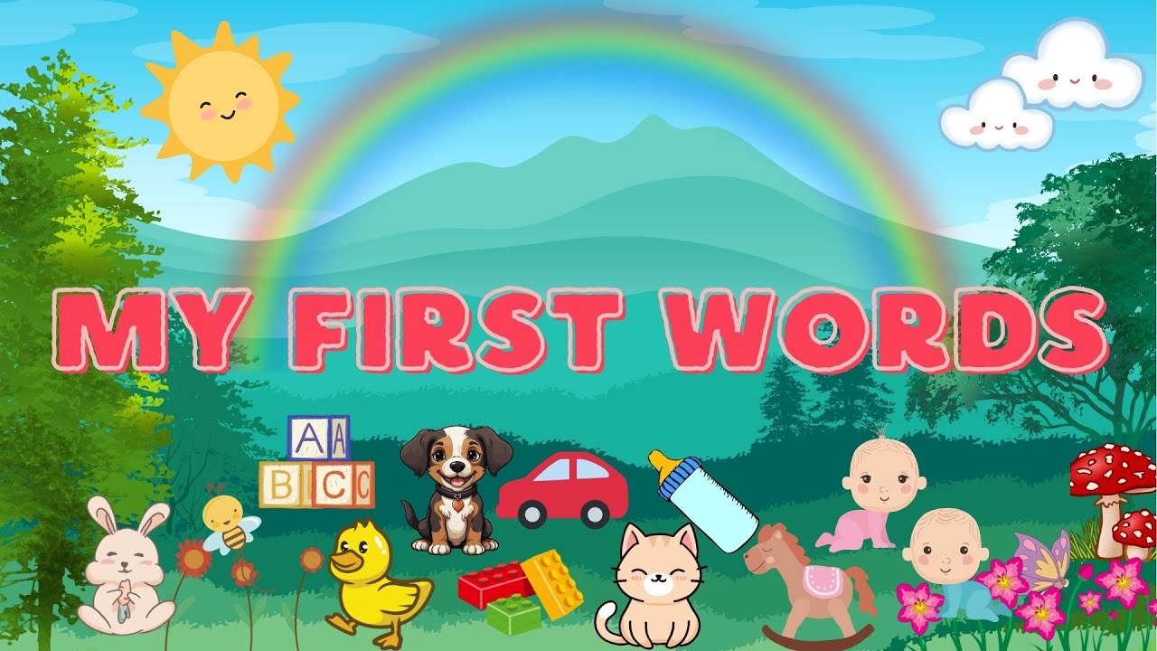 My First Words | Toddler and Baby First Words | Animals, Birds ...