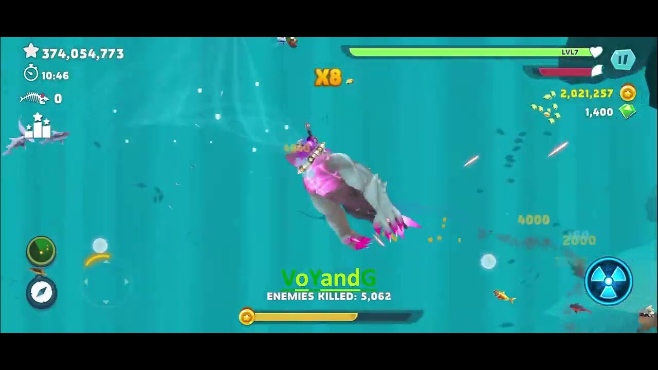 Hungry Shark Evolution - Behemoth 6 - 15.112 Kills ( VoYandG ) - YouTube