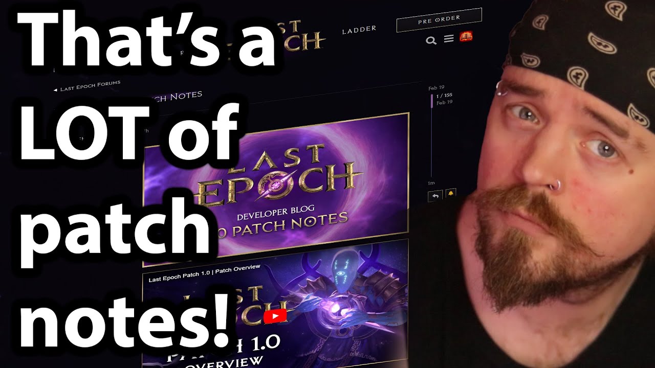 1.0 PATCH NOTES IN FULL (Mostly) - YouTube