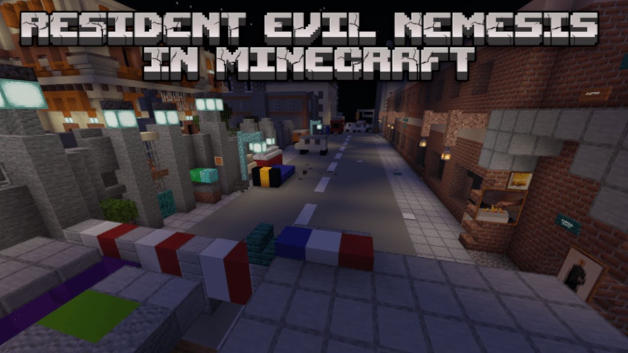 Resident Evil 3 Nemesis in Minecraft - YouTube