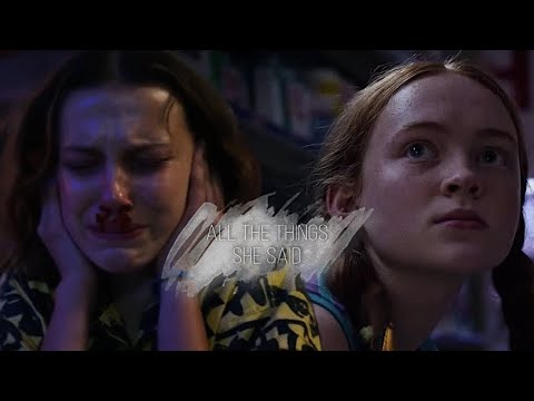 eleven & max • all the things she said