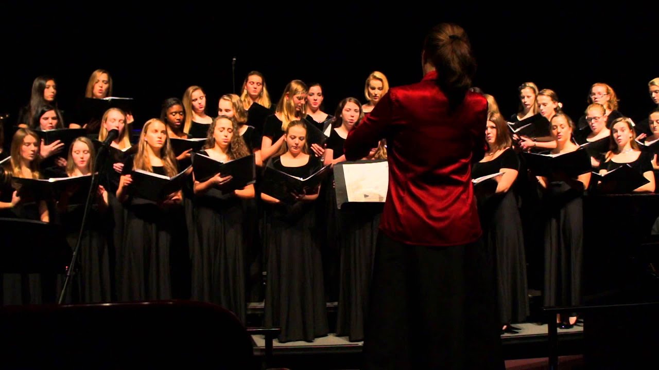 NPHS Women's Choir singing Personent Hodie - YouTube