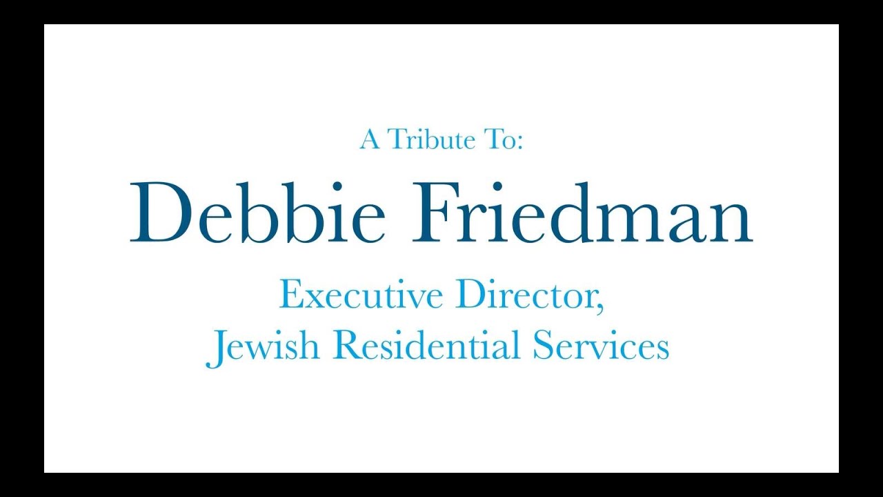 Debbie Friedman Tribute Video - YouTube