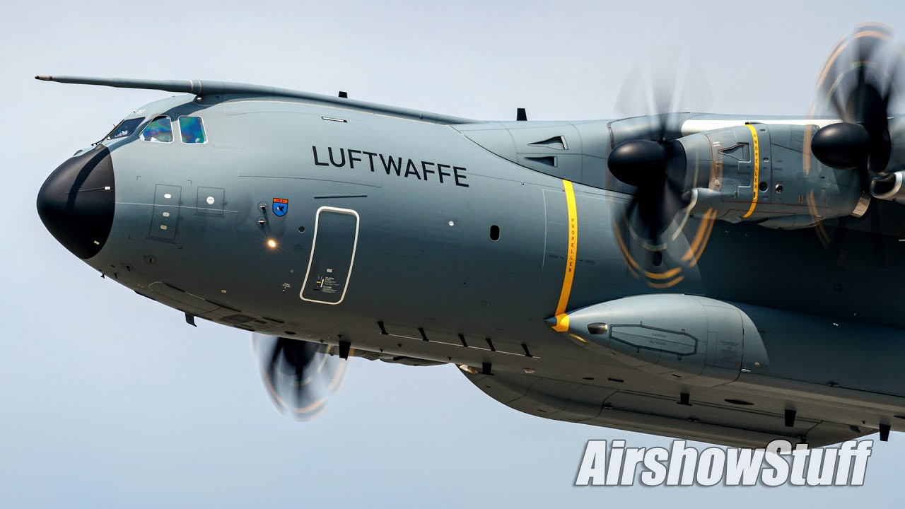 Heavy Aircraft On Display - Military Transport Showcase! - YouTube