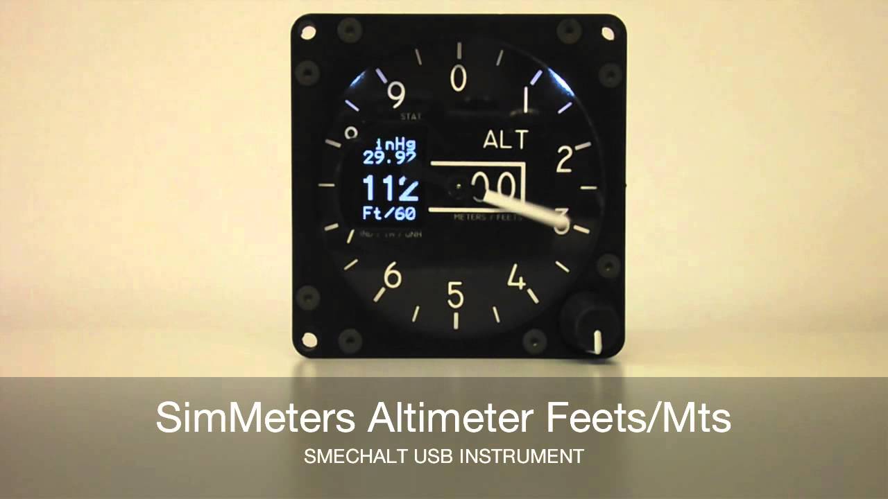 SimMeters USB Altimeter - YouTube