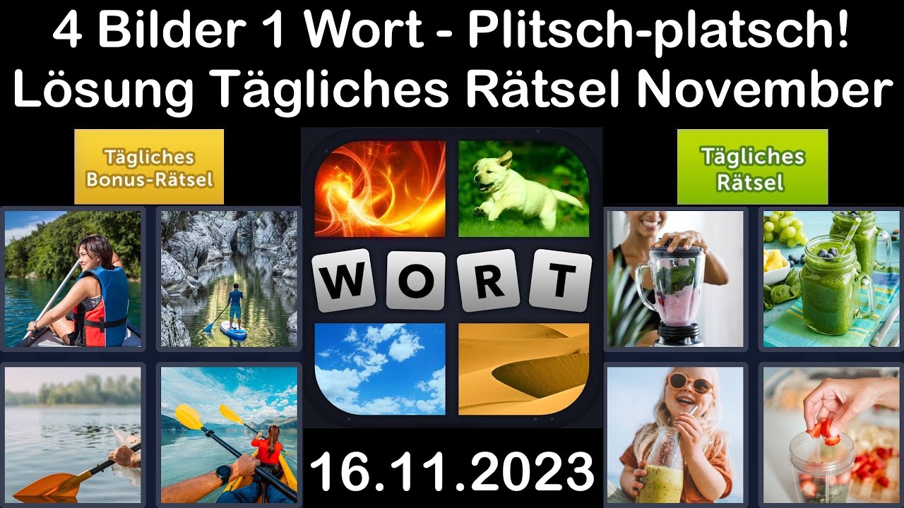 4 Bilder 1 Wort November 2023 Losungen
