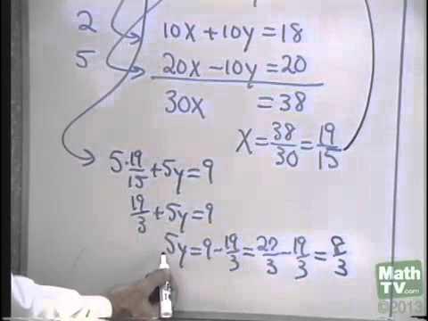 Systems of Linear Equations in Three Variables: Mini-lecture by Mr ...