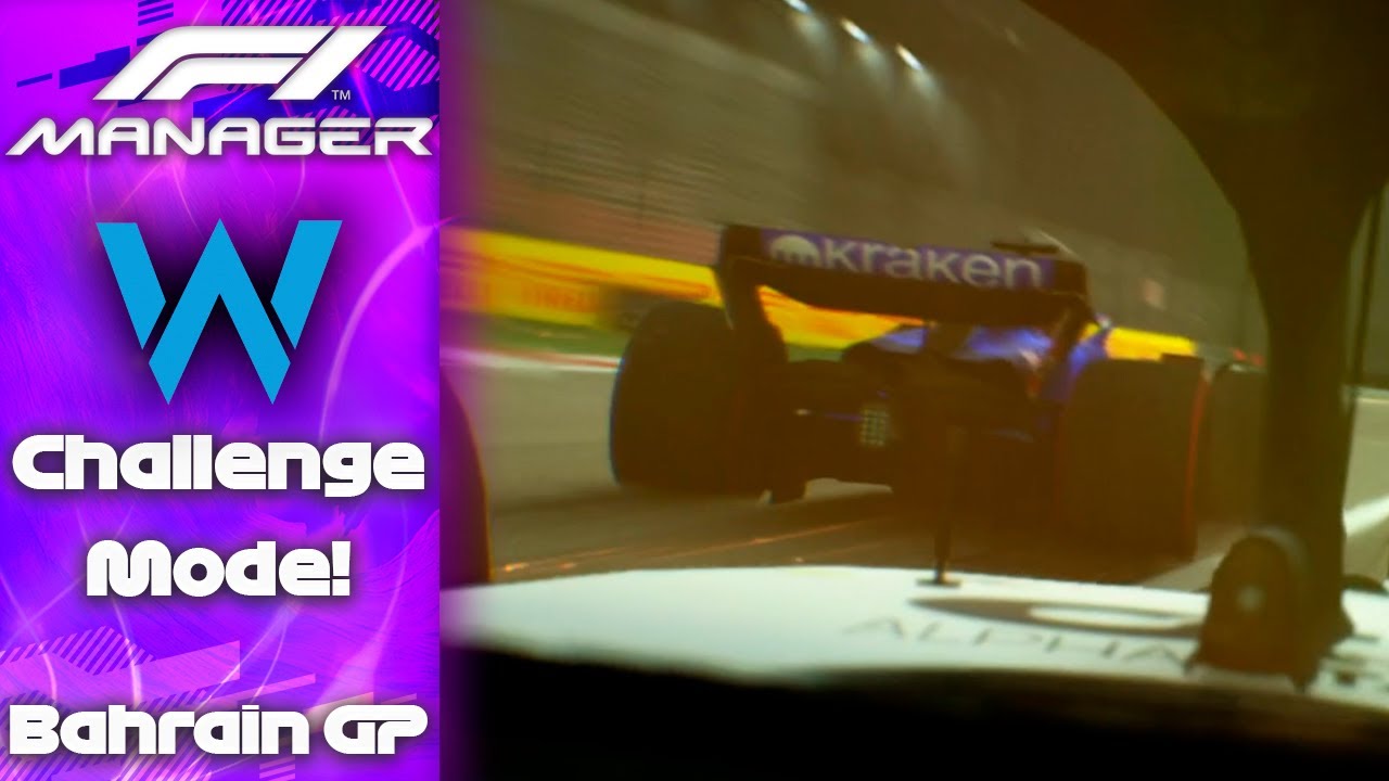 Points with Williams? F1 Manager 23 Bahrain GP Race Moment - YouTube
