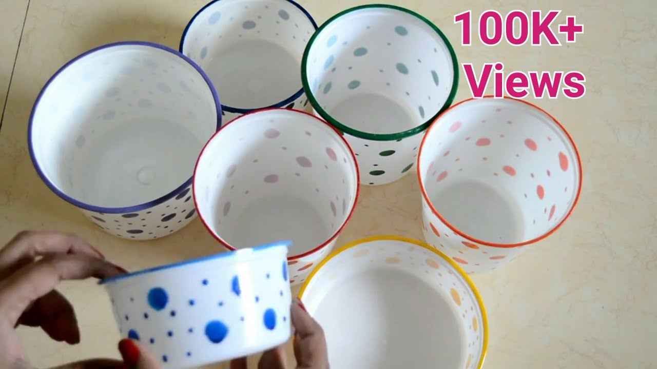 How to reuse empty plastic containers | Make multipurpose organiser ...