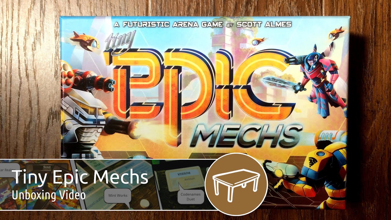 Tiny Epic Mechs (Unboxing) - YouTube