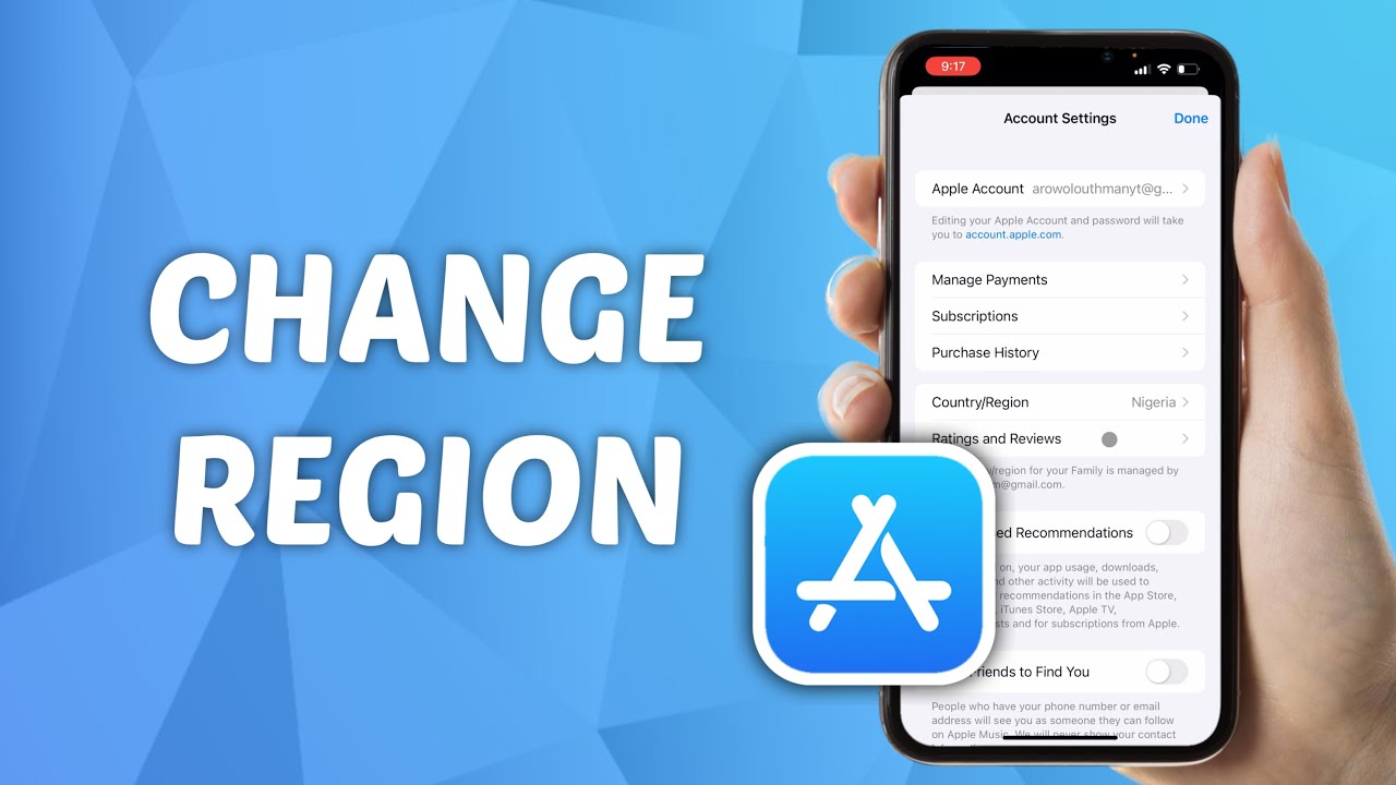 How to Change iPhone Region in AppStore - YouTube