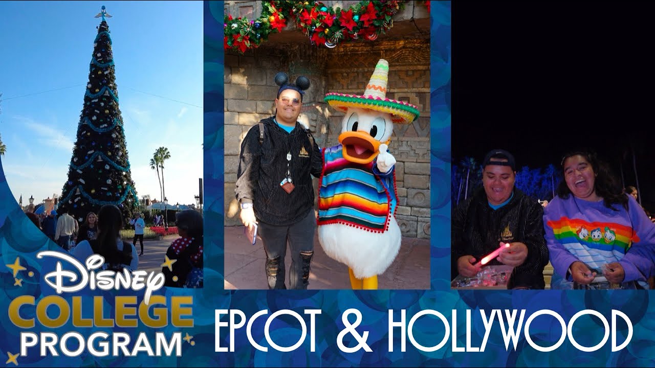 DCP VLOG | EPCOT & HOLLYWOOD | CHRISTMAS | DISNEY COLLEGE PROGRAM 2022 ...