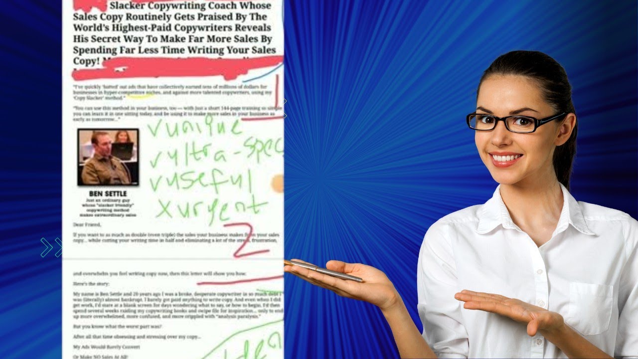 Sales Letter Breakdown| Ben Settle Slacker Copywriting part 3 - YouTube