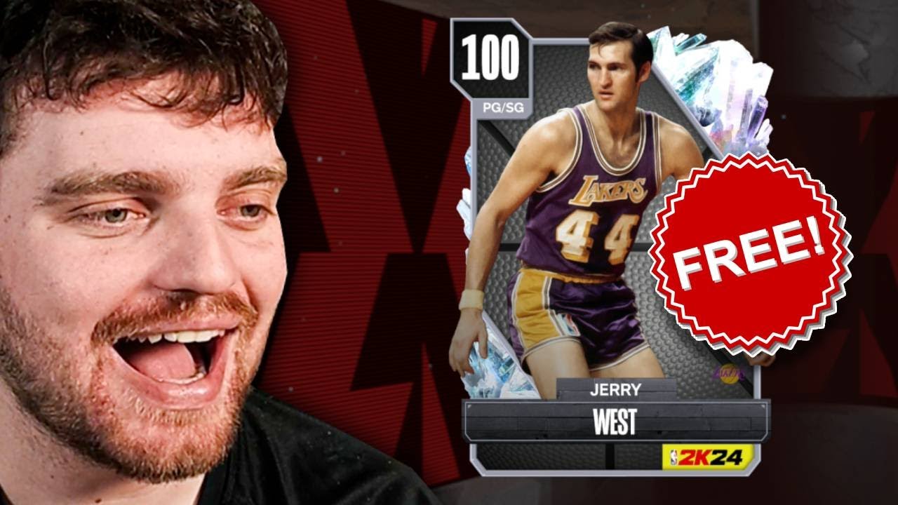 FREE 100 OVERALL JERRY WEST LOCKER CODE!! A TRIBUTE TO A LEGEND IN NBA ...