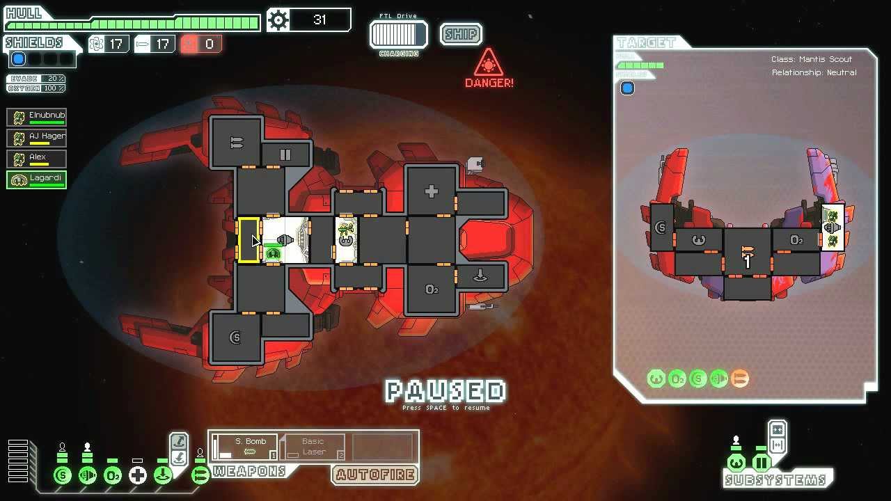 Let's Play: FTL - Mantis Cruiser p1: Prepare to be boarrrded!!! - YouTube