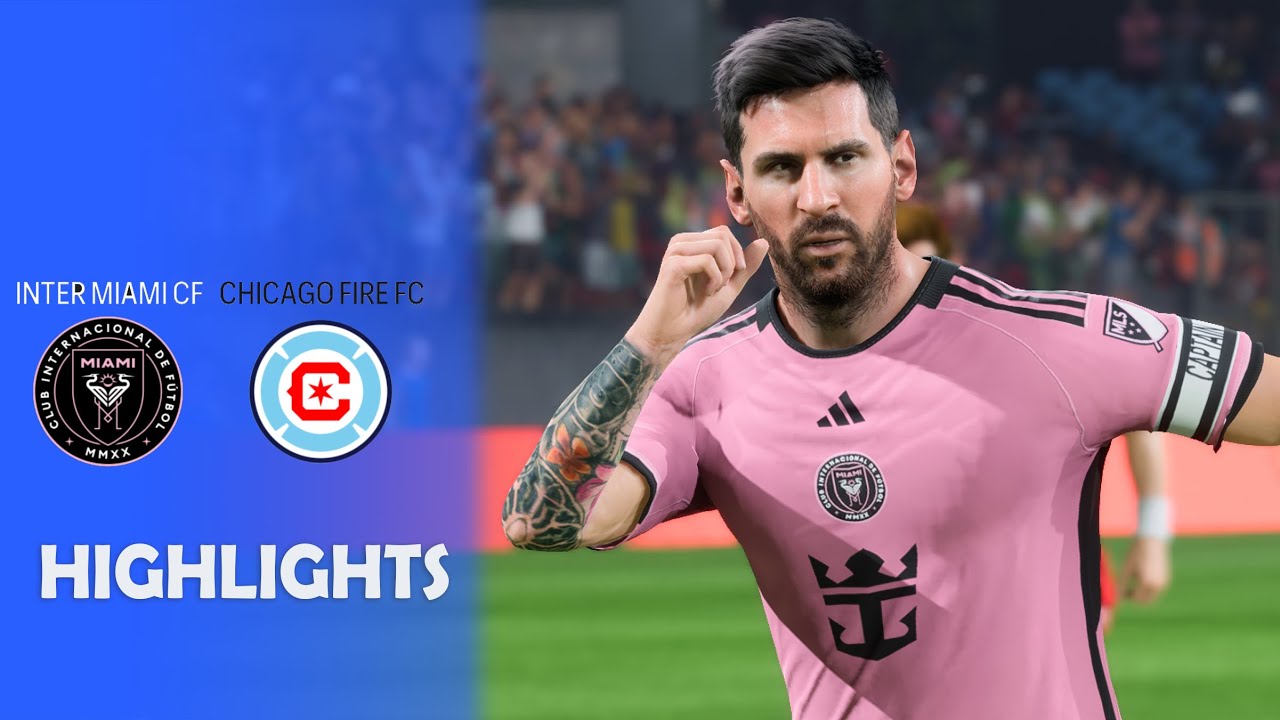 Inter Miami Fc vs Chicago Fire Fc Match Highlights | MLS 24 - YouTube