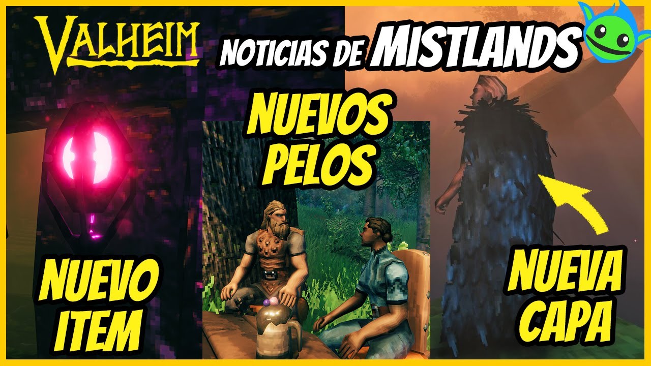 MISTLANDS: Nuevos PEINADOS, ITEMS y CAPA septiembre 2022 | 🗡Valheim🗡 ...