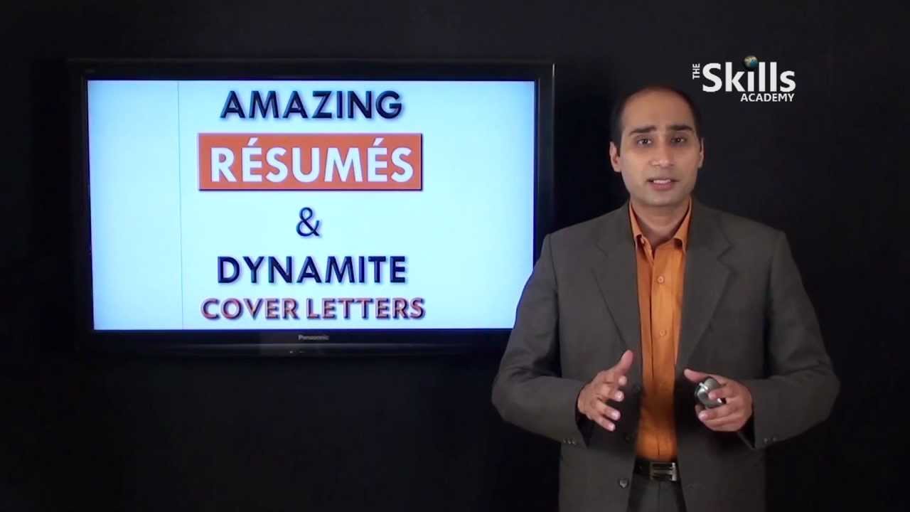 Amazing Resumes and Dynamite Cover Letters - YouTube
