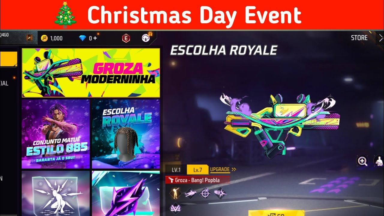 🎄 Christmas Day Free Fire New Event || christmas New Event Comming Soon ...