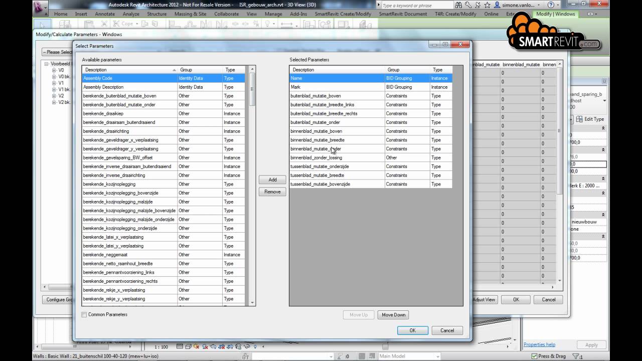 Tip van week 48 : SmartScan - Type Parameters - YouTube