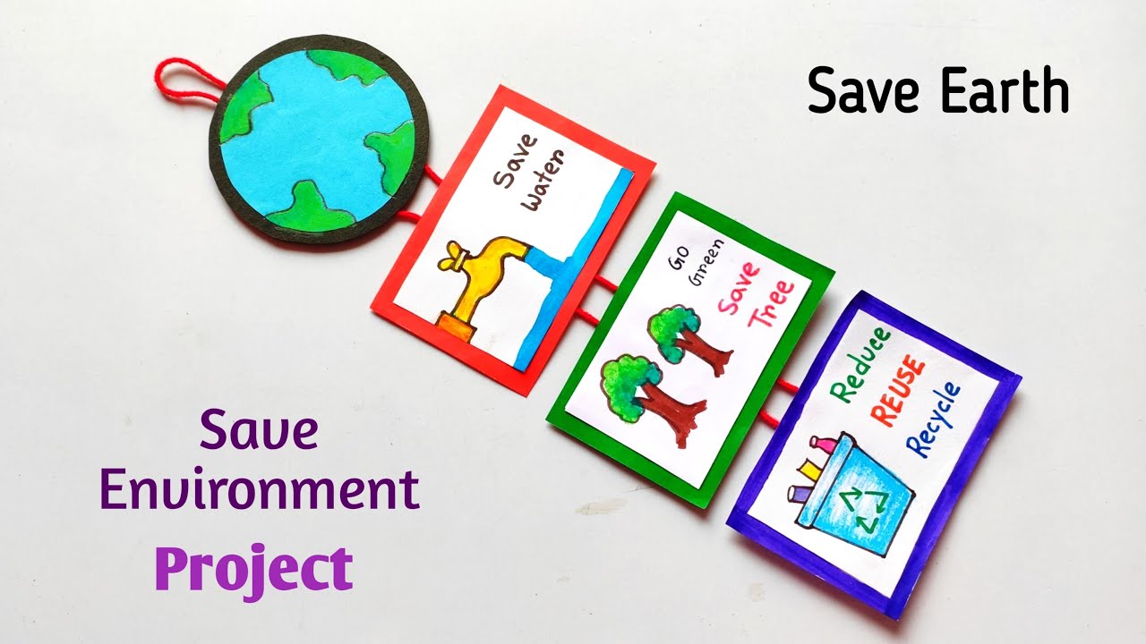 World Environment Day Poster | Earth Day idea poster for school project ...
