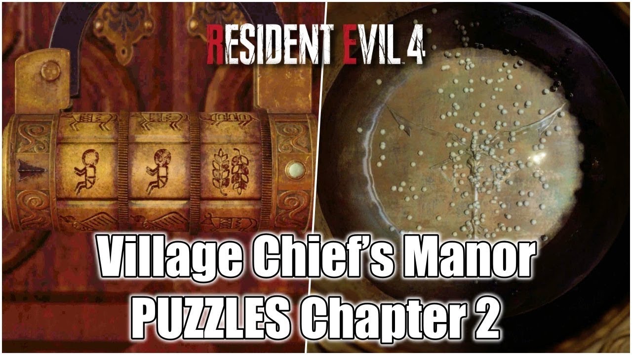 HOW TO SOLVE THE PUZZLES IN RESIDENT EVIL 4 REMAKE CHAPTER 2 - YouTube