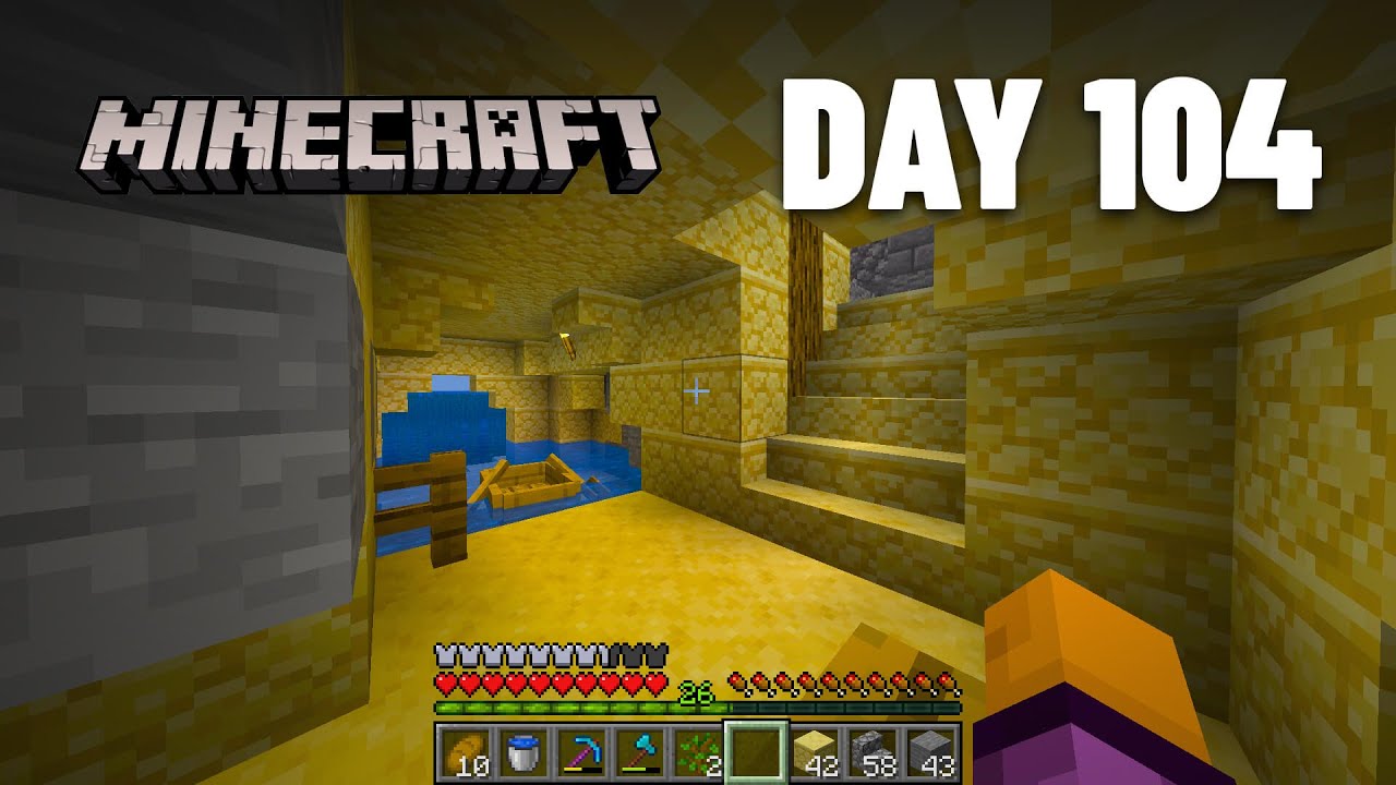 104 DAYS in a Minecraft Survival World! - YouTube