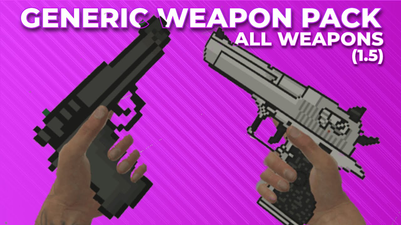 GENERIC WEAPON PACK (1.5) | ALL WEAPONS BONELAB | PATCH 5 | 4K - YouTube