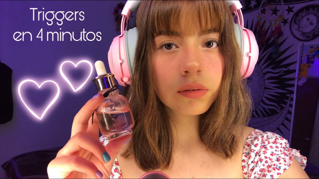 Muchos triggers en 4 minutos | Andrea ASMR 🦋 - YouTube
