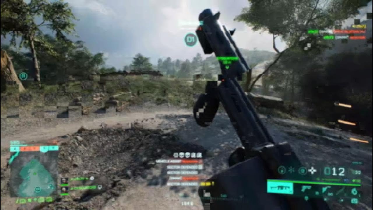 BF3 DOA-12 FrAG shells - YouTube