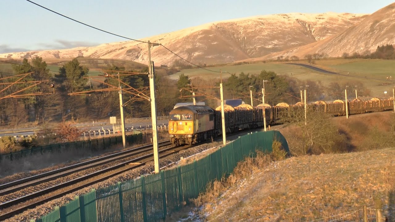 CHAOS as TRAINS Halted & Stacked at GRAYRIGG Loops on W.C.M.L 56049 on ...