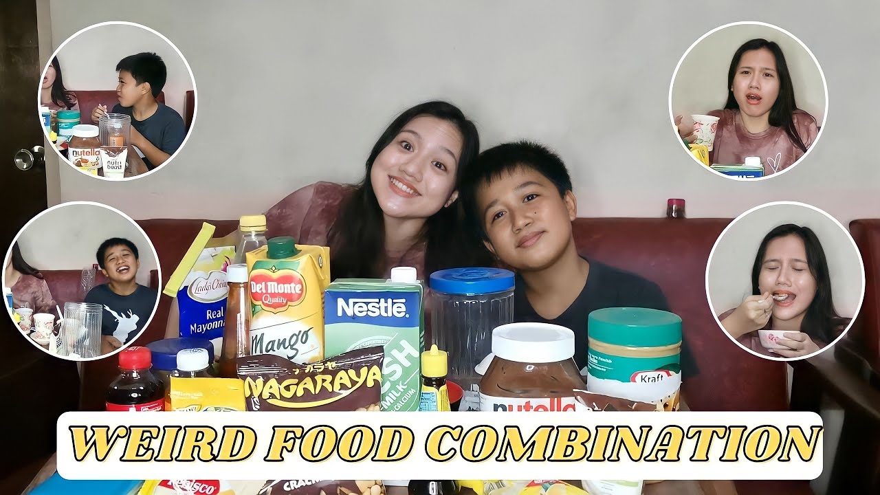 FOOD COMBINATION CHALLENGE (WEIRD?) FT.COUSIN//DINIS RIVERA - YouTube