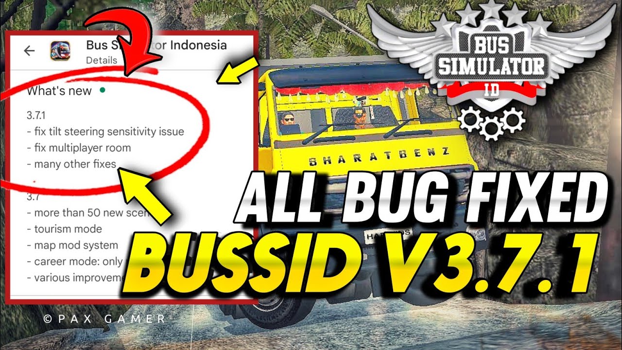 Bussid V3.7.1#UPDATED || Bus Control Fixed -All Bussid Bugs Fixed ...