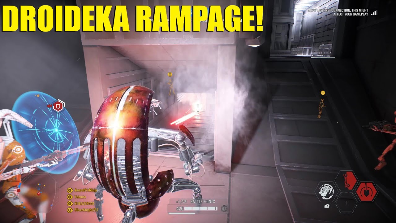 Droideka rampage!! - Star Wars Battlefront 2 - YouTube