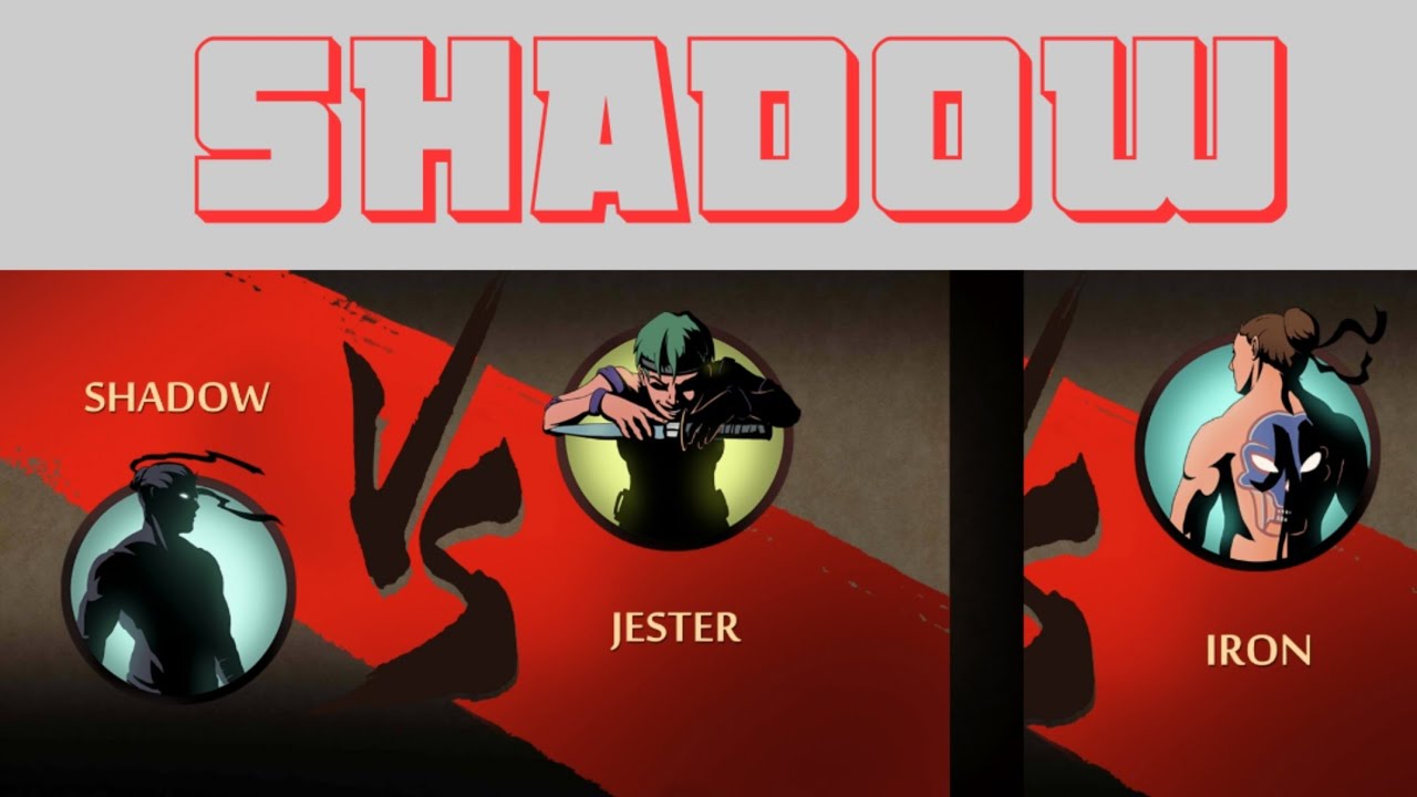 Shadow fight part-2 SHADOW Vs JESTER & IRON - YouTube