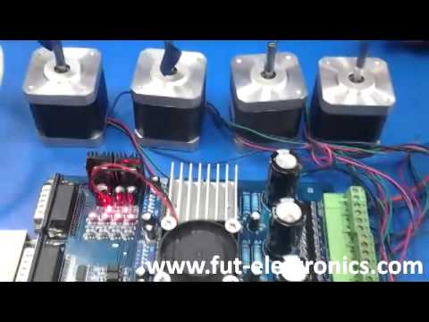 Tester Stepper Motor Driver 3-Axis & 4-Axis - YouTube