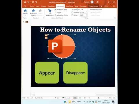 How to Rename Objects in PowerPoint | PowerPoint shorts - YouTube