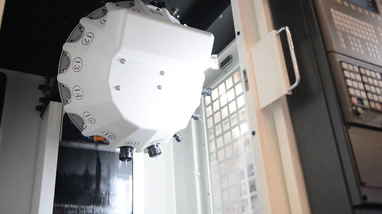 SYIL T3 CNC Tapping Center Servo ATC running demo - YouTube