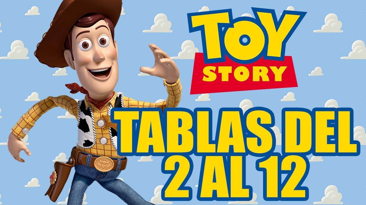 Tablas de multiplicar del 2 al 12 | con Woody Toy Story 4 | Aprende las ...