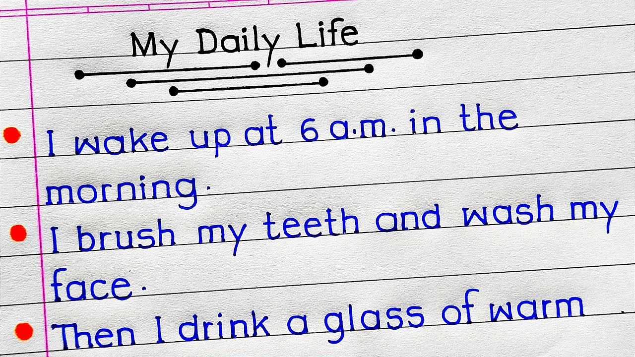 My Daily Life Essay | Essay On My Daily Life | 10 Lines On My Daily ...