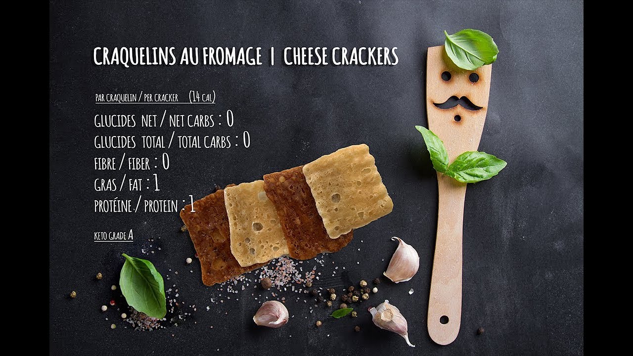 Craquelins au fromage Keto | Keto Cheese Crackers - YouTube