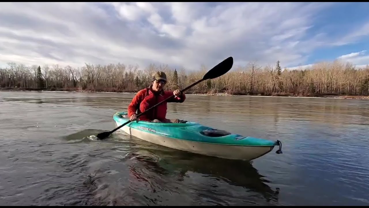 Kayak the Bow River (200427) - YouTube