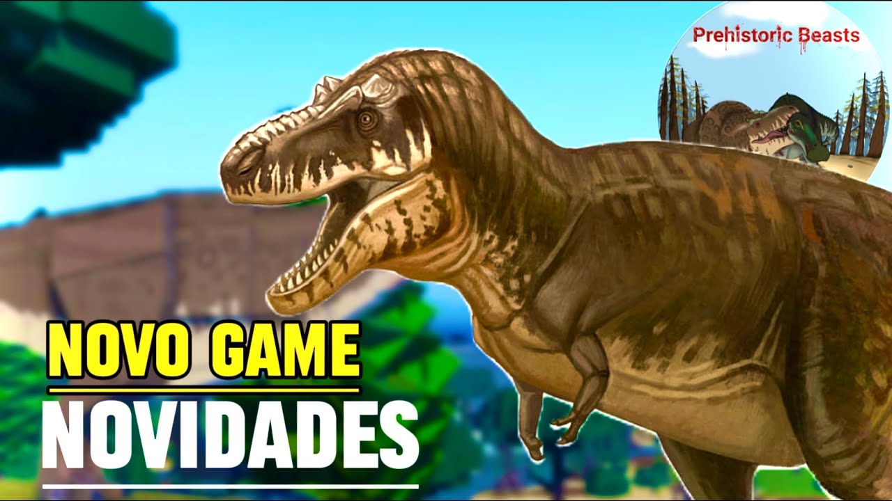 DESENVOLVIMENTO DO NOVO JOGO DO ROBLOX DE DINOSSAUROS! PREHISTORIC ...