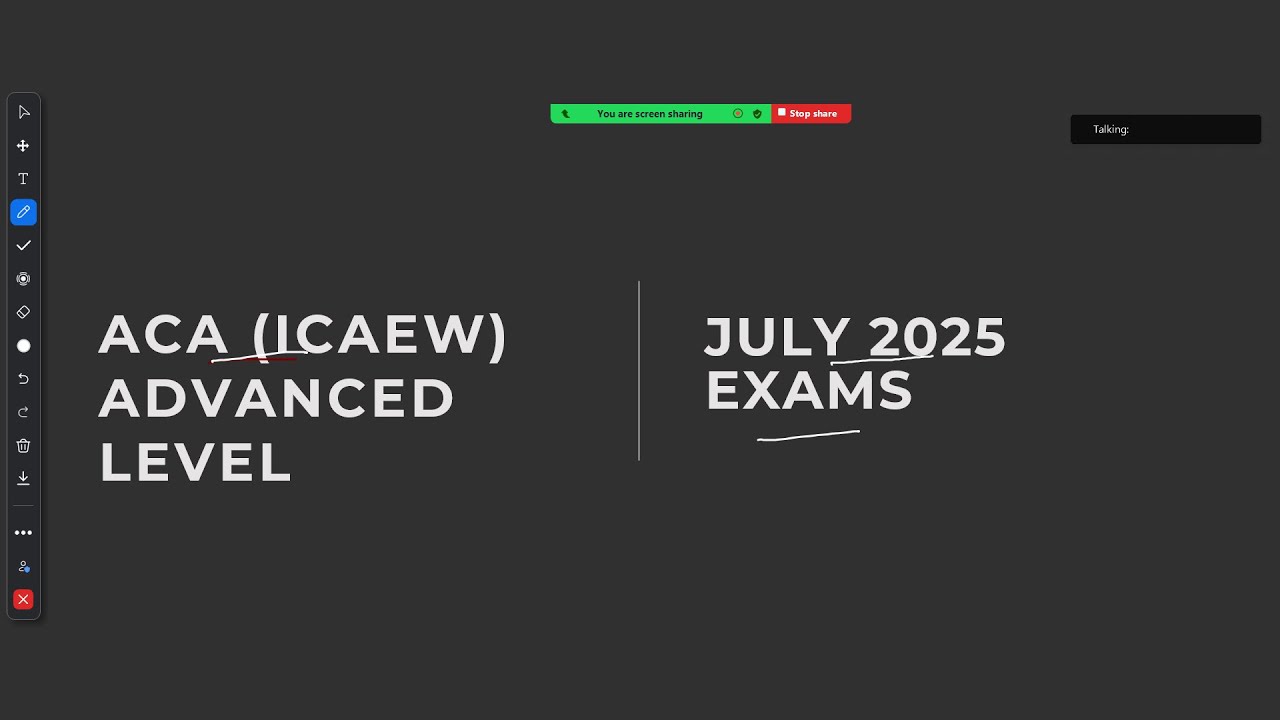 ACA(ICAEW) Orientation Advanced Level July 2025 - YouTube