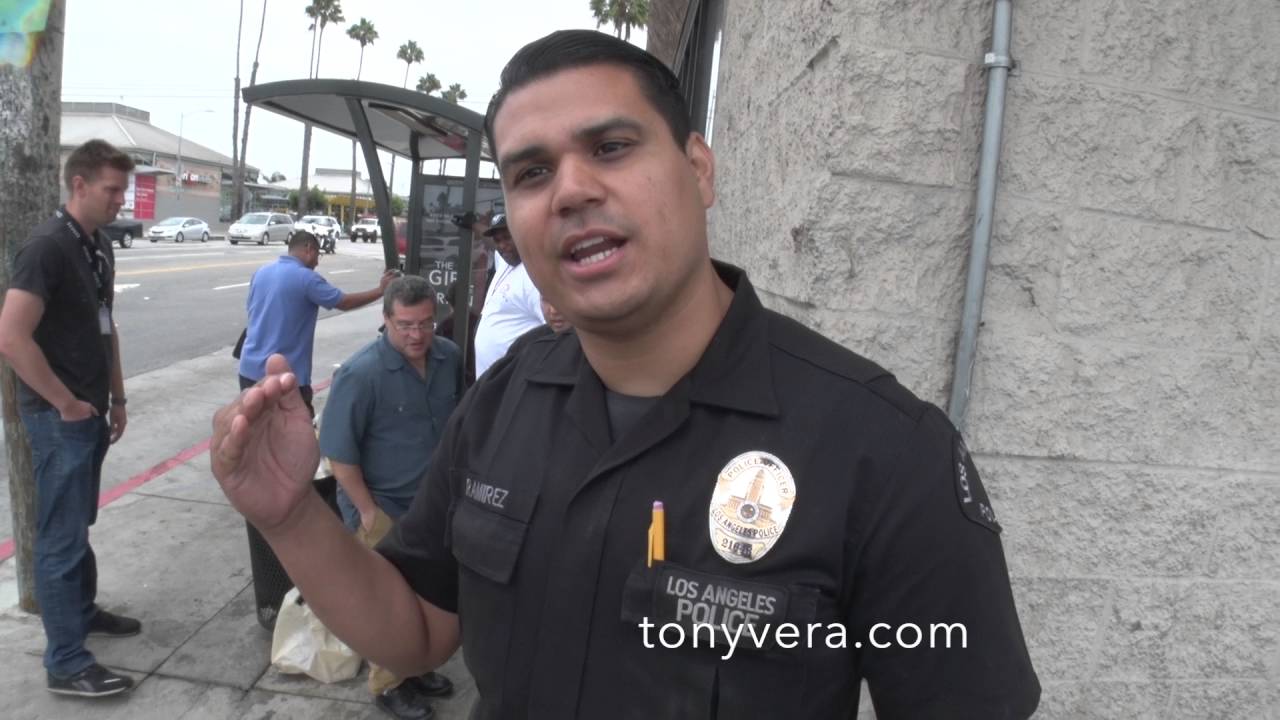 LAPD officer Ramirez from west bureau talks about outreach program for ...