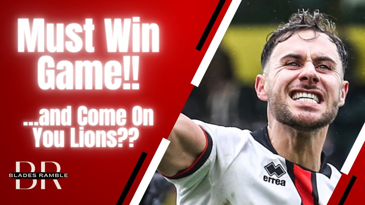 Must Win Game!! | Come On You Lions?? - YouTube