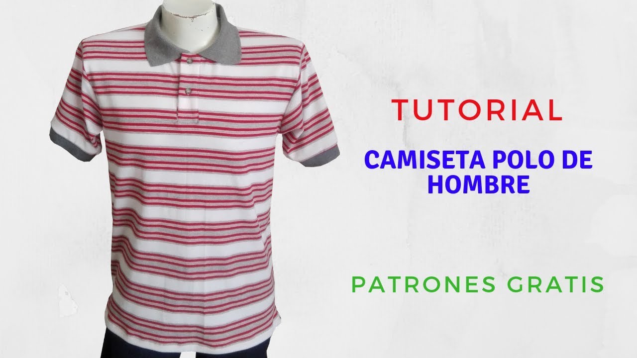 Diy Como Hacer Camiseta Polo Hombre Corte Y Confección Youtube