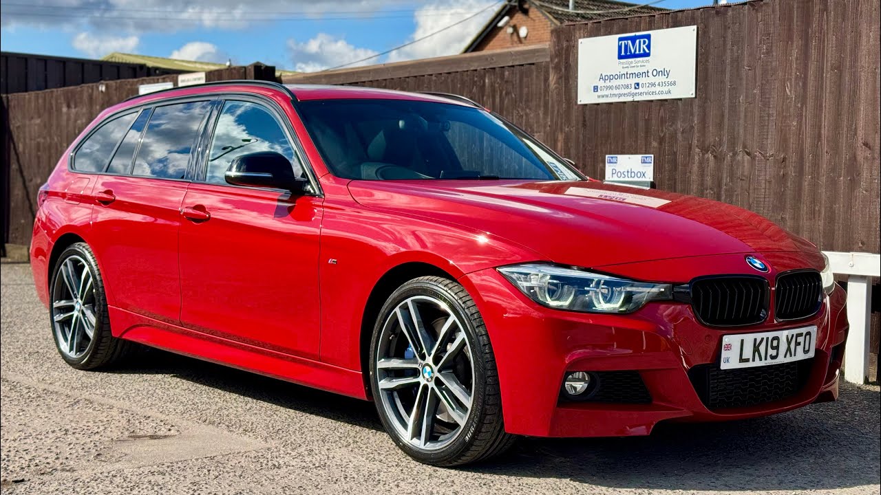 ‘Melbourne Red’ 2019 (19) BMW 3.0 335d M Sport Shadow Edition Touring ...